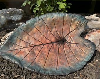 Concrete Elephant Ear Leaf Casting - Etsy