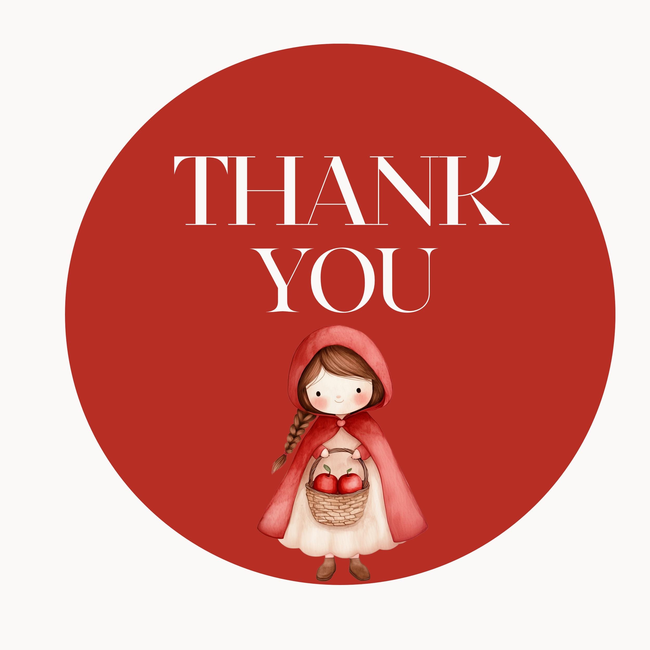 Little Red Riding Hood Cute Watercolor Clipart, Woodland Animals ...