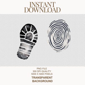 Cute Detective Watercolor Clipart, Detective Graphics, Private ...