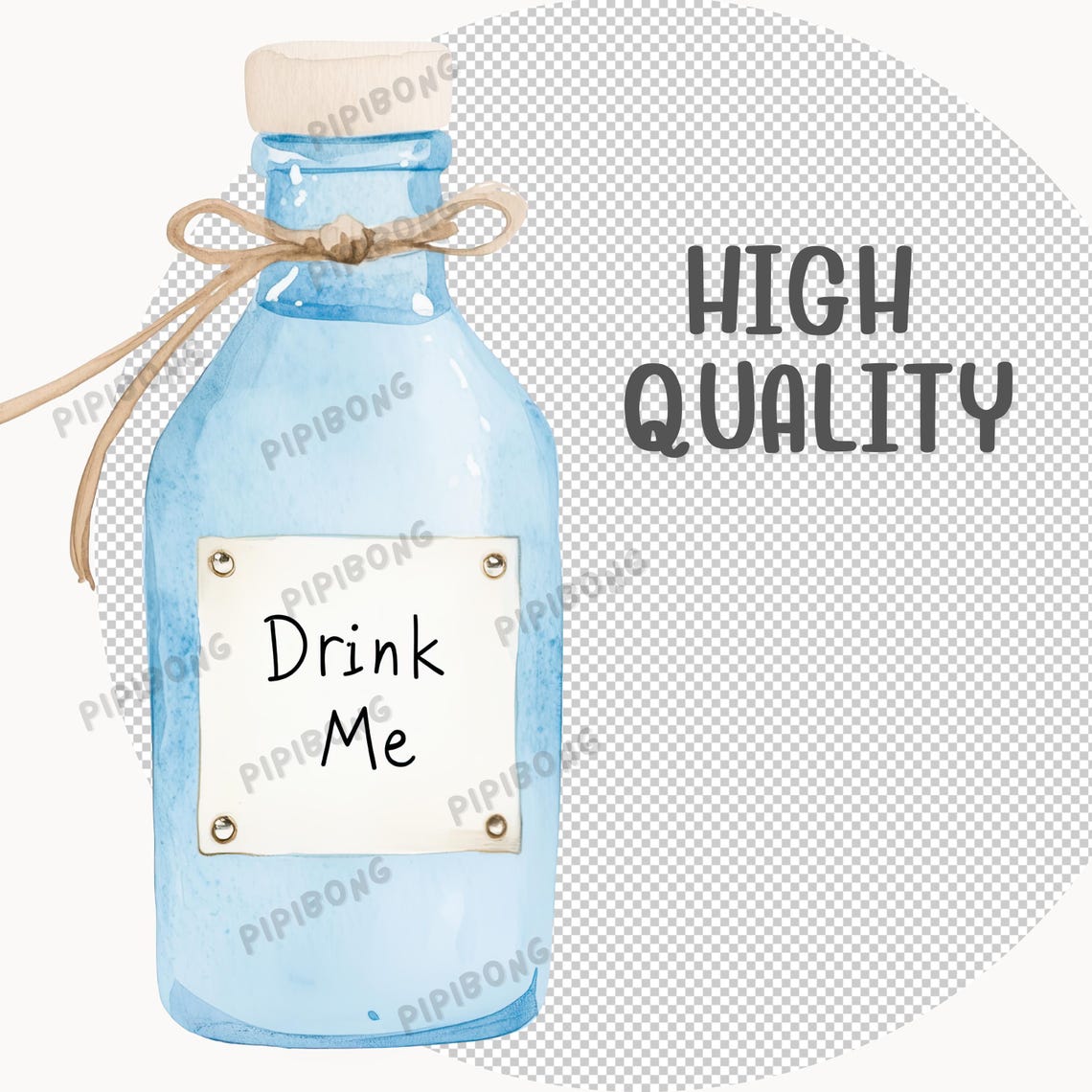 Alice in Wonderland Watercolor Clipart, Tea Party, Alice PNG, Alice in ...