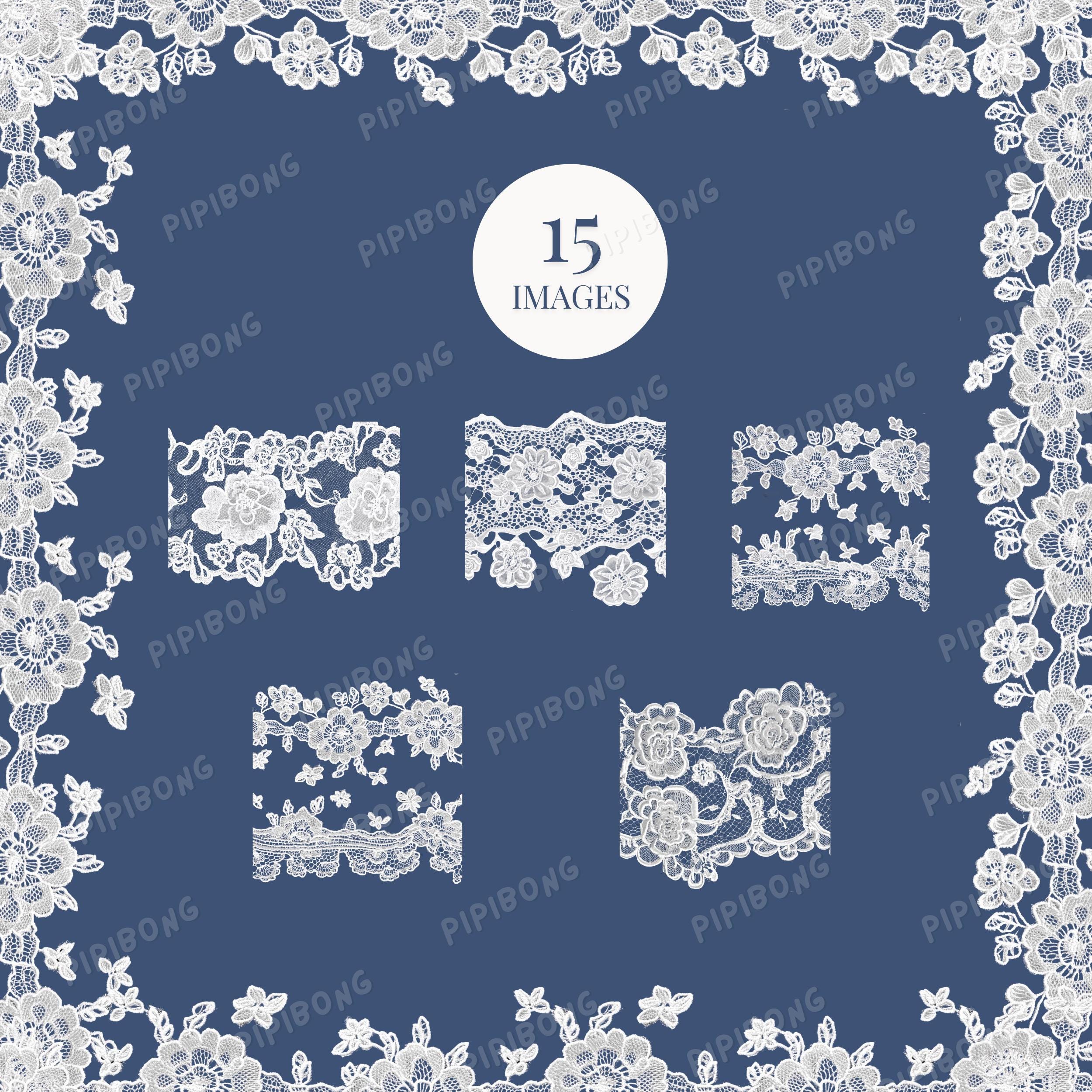 White Lace Overlays, Transparent Digital Paper , Card ,scrapbooking ...