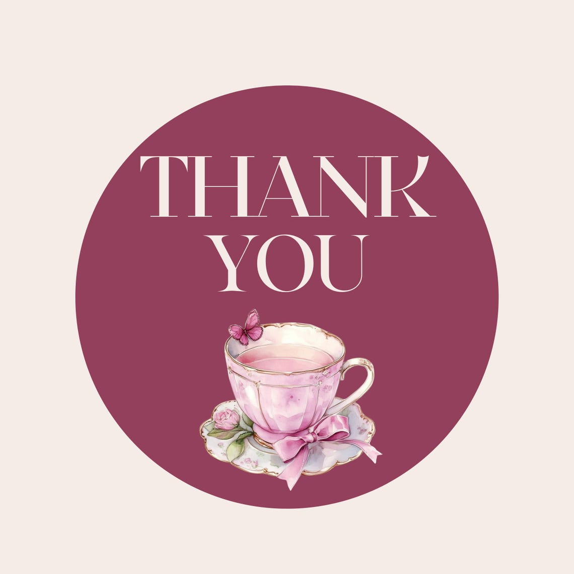 Watercolor Pink Tea Clipart, Coquette Pink Tea Cups, Coquette Tea ...