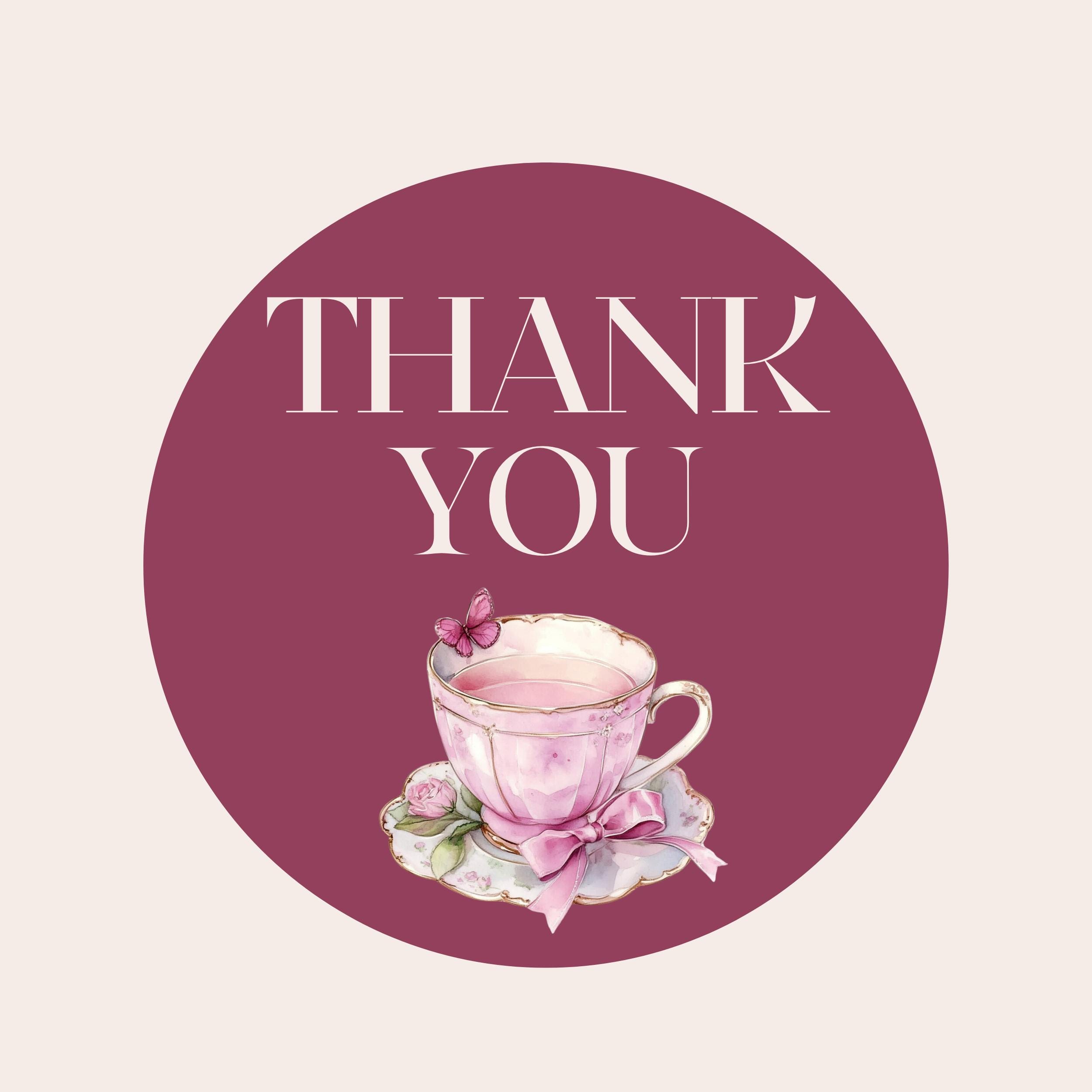 Watercolor Pink Tea Clipart, Coquette Pink Tea Cups, Coquette Tea ...