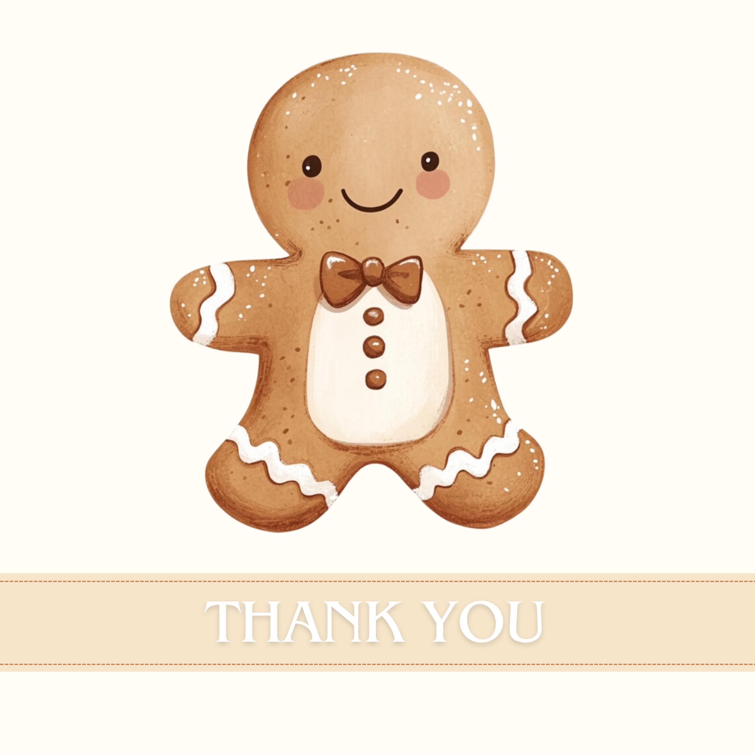 Cute Gingerbread Clipart PNG, Christmas Clipart, Watercolor Gingerbread ...