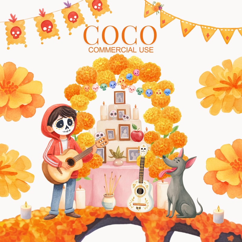 Coco Skull Svg Png - Etsy