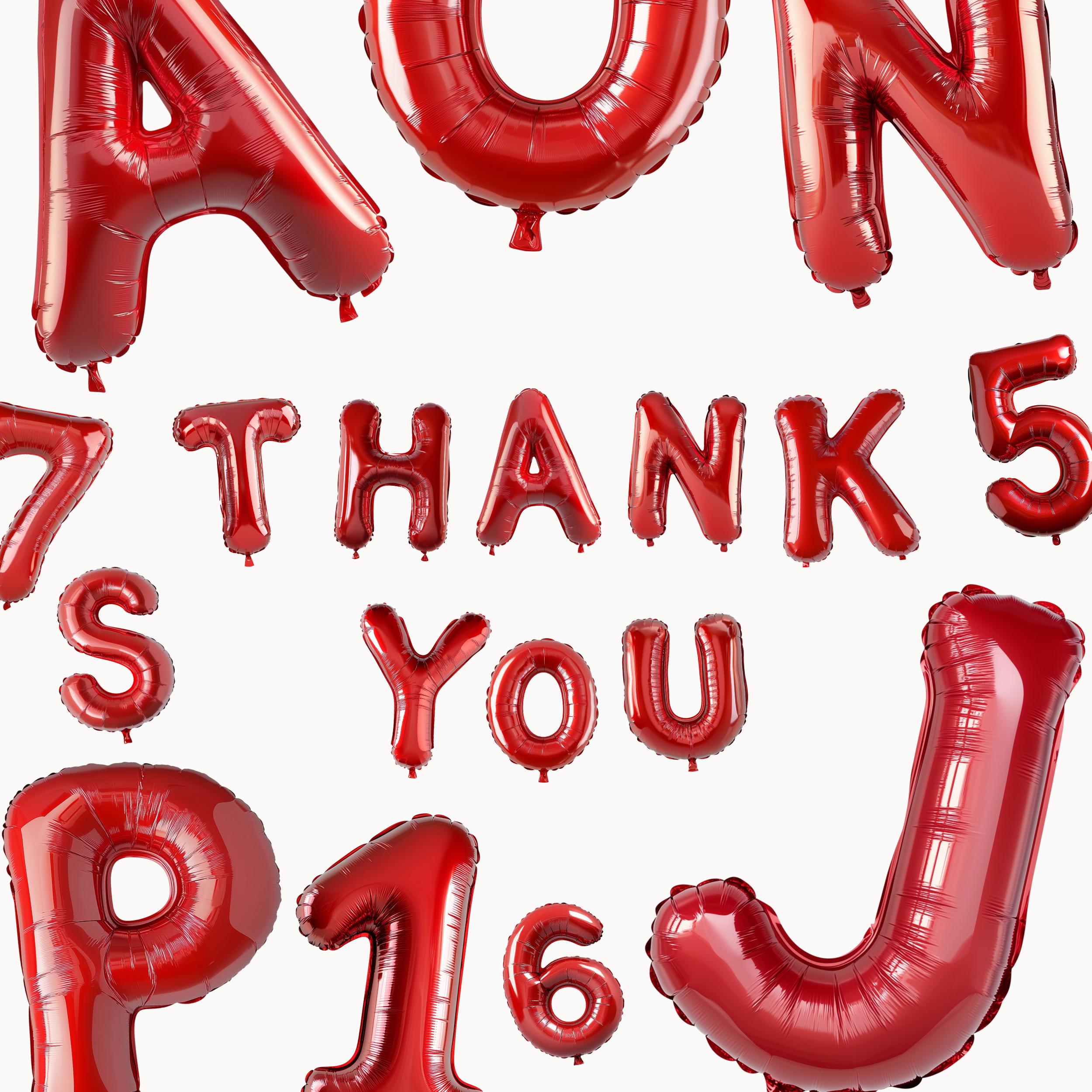 Red Foil Balloon Alphabet Clip Art, Red Alphabet Graphics in PNG Format ...