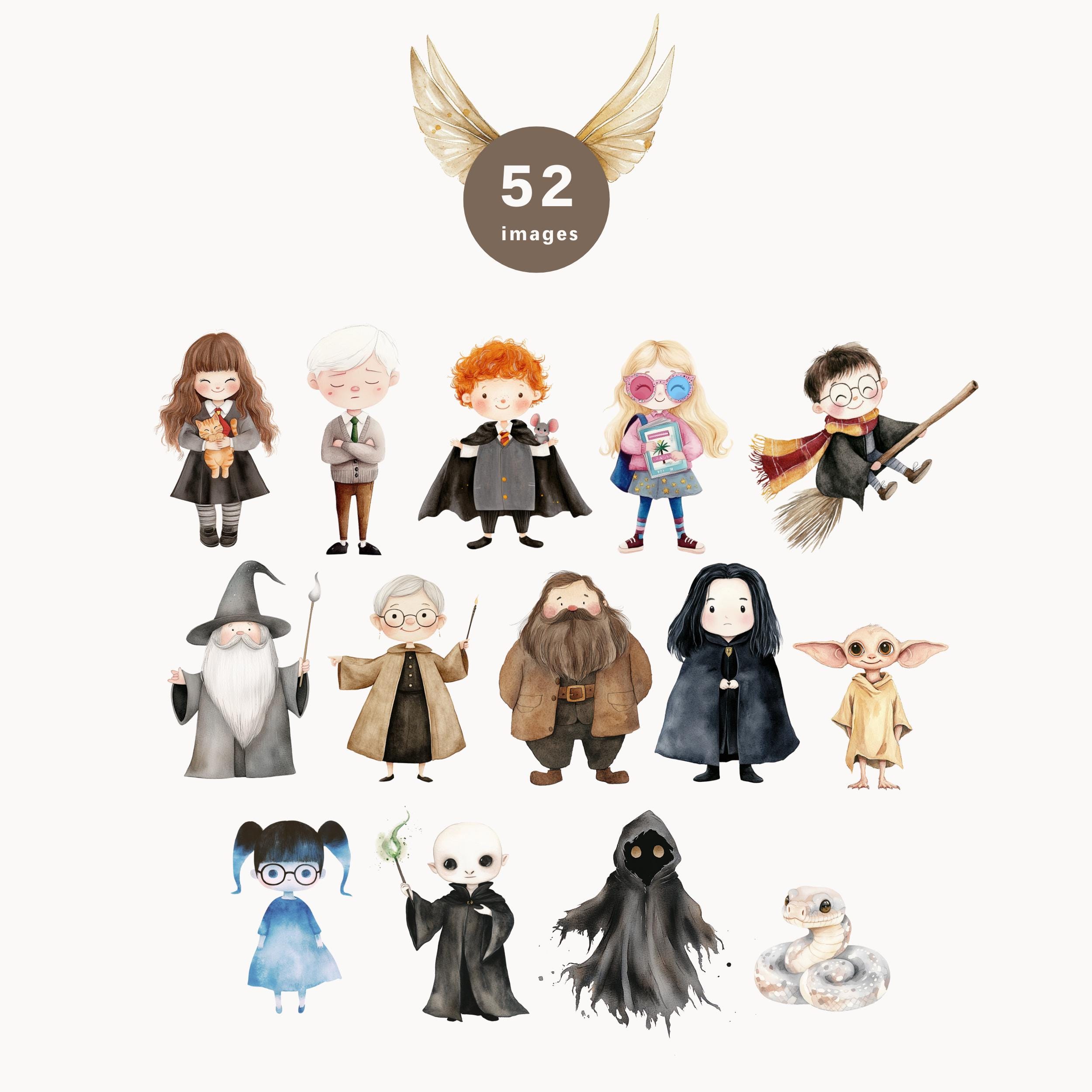 Wizard School Clipart, Cute Wizard Clipart, Cute Witch Clipart ...