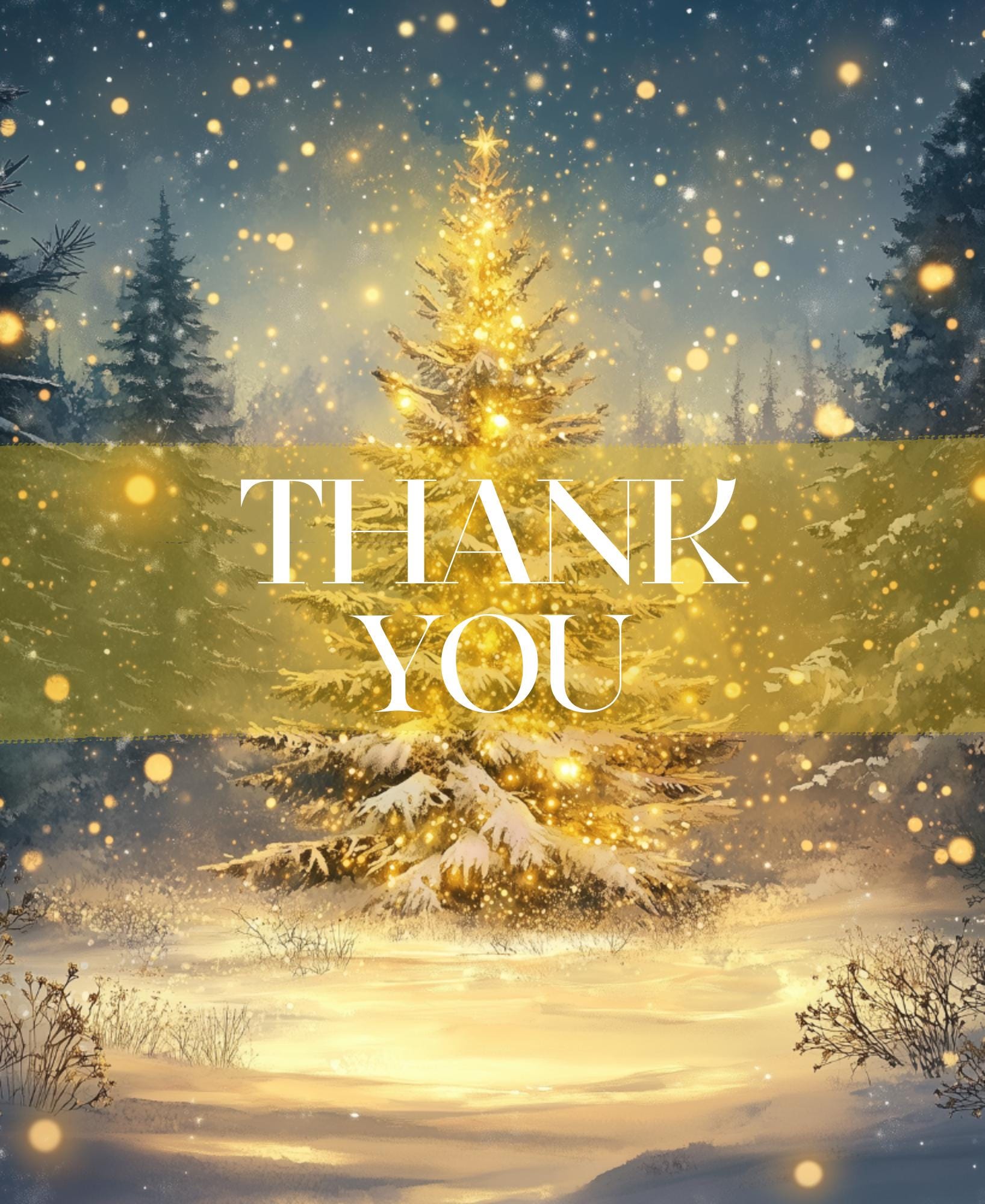 Watercolor Gold Pine Trees Set 2, Pine Trees PNG, Gold Christmas Tree ...