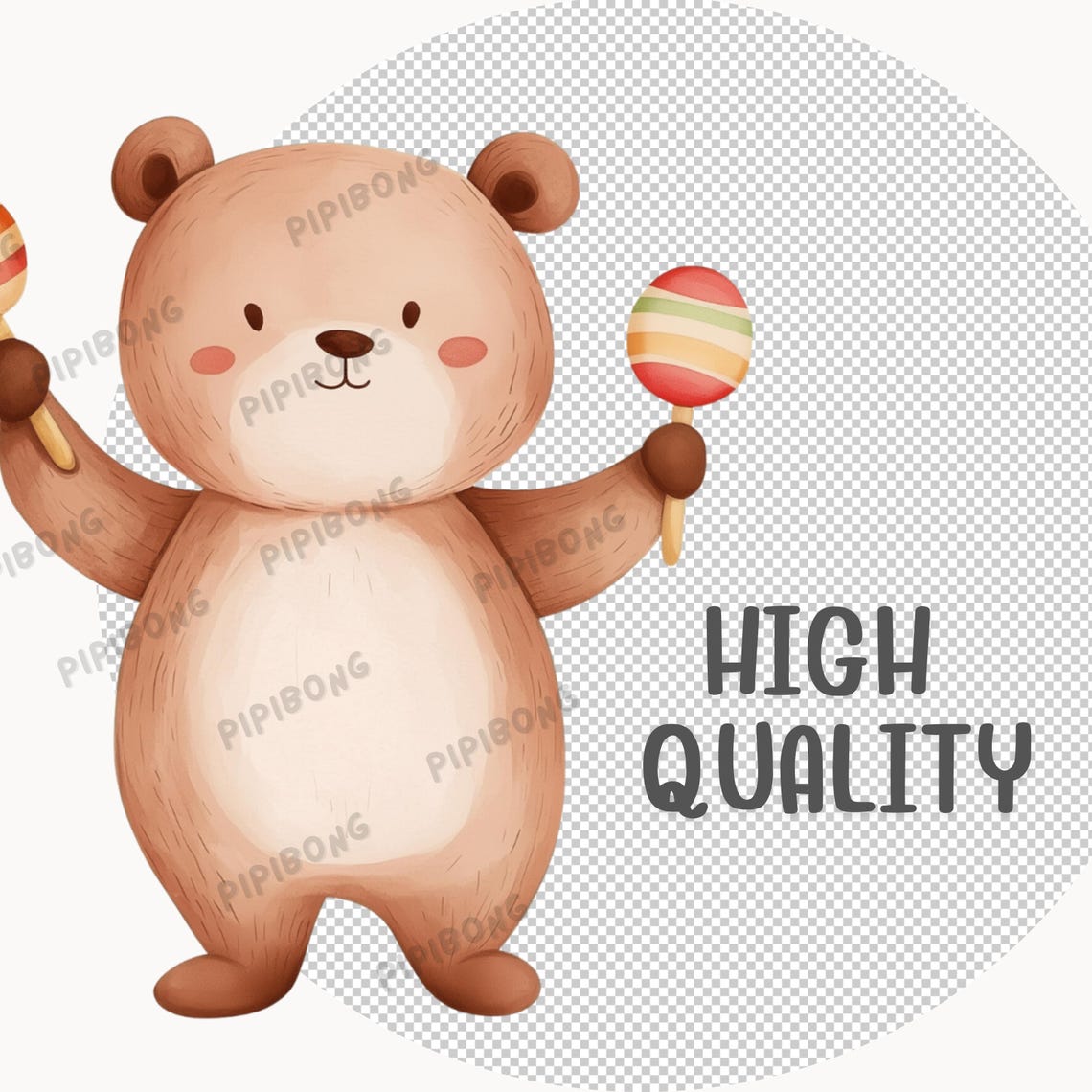 Cute Musical Animals Clipart, Woodland Animals, Musical Safari, Band ...