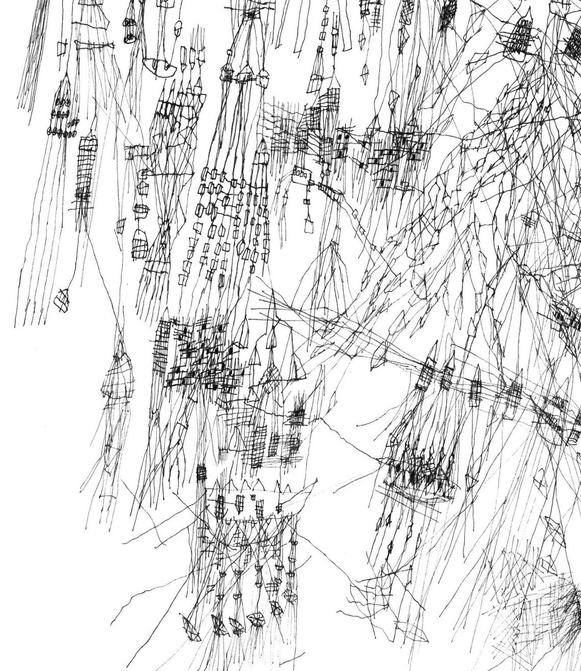 Landscape Ink Drawing Drawing Art Fine Art Print Black and | Etsy