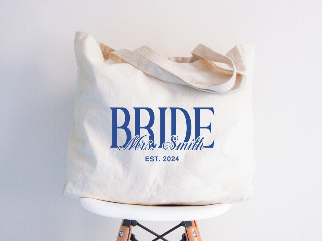 Bride Canvas Tote Bag: Future Mrs. Engagement Gift - Etsy