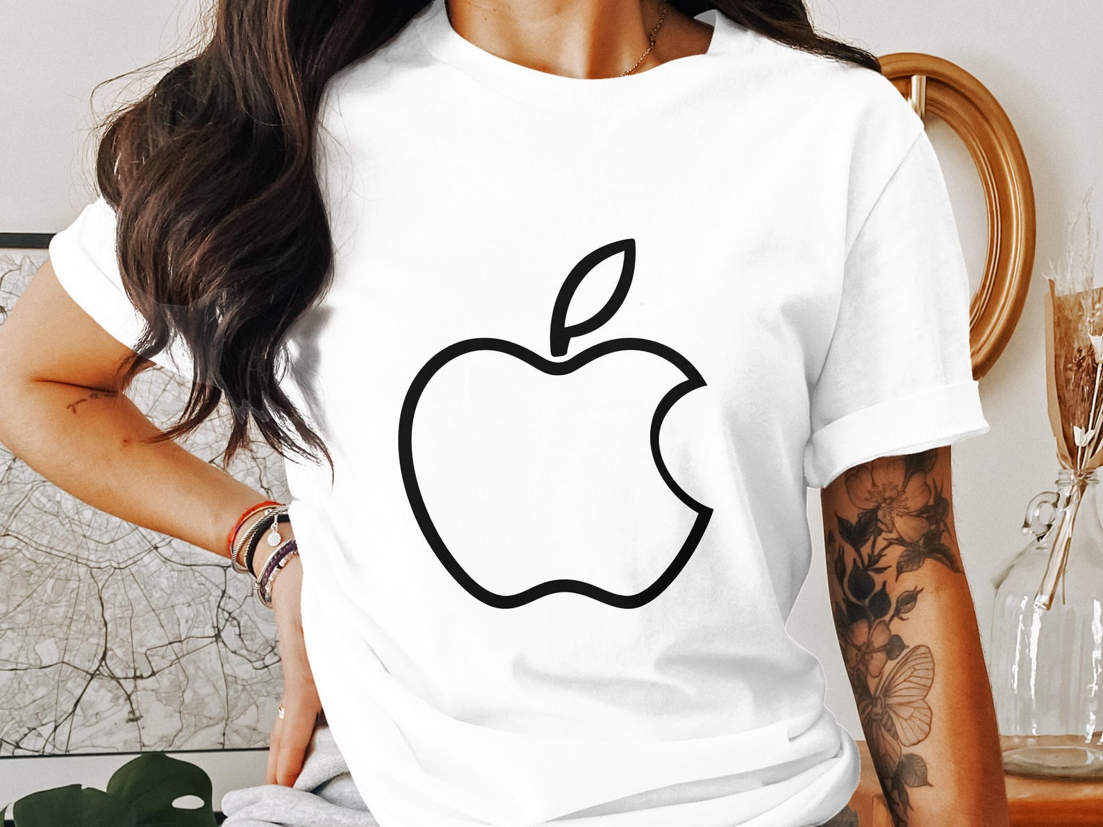 Apple Logo SVG PNG, Apple Icon, Bitten Apple Clipart, Cricut Cut File ...