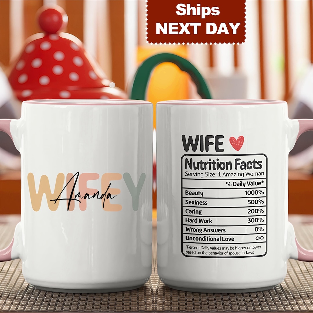 Birthday Gift for Wife, Gifts for Wife, Custom Wife Mug, Gift for Wife ...