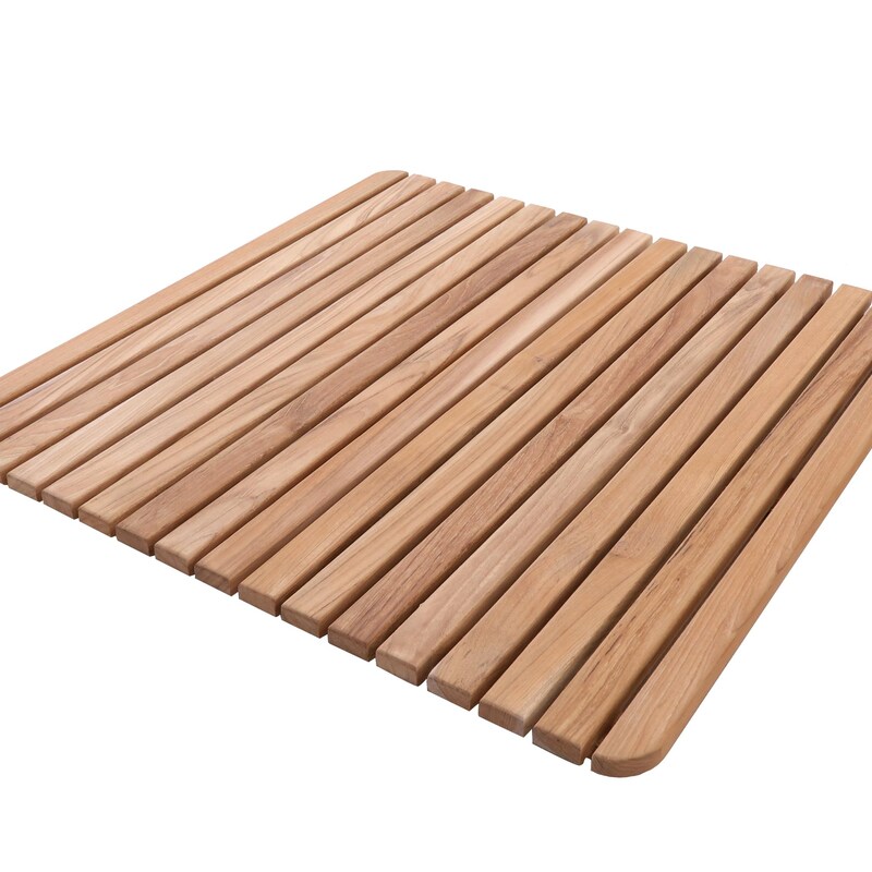 Teak Shower Mat - Etsy