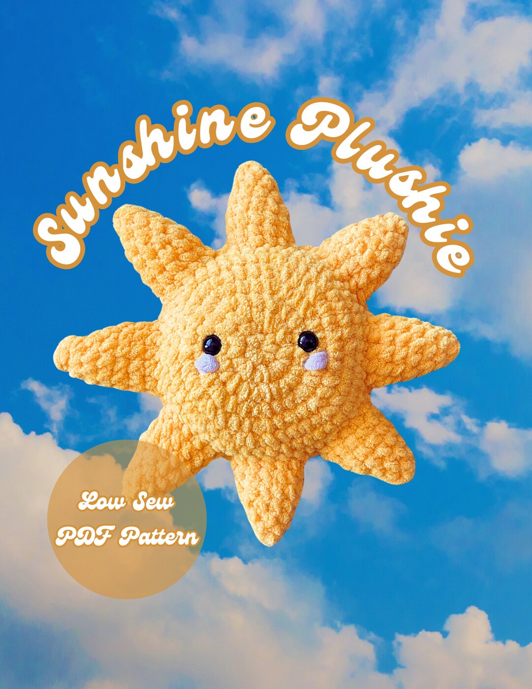 Sunshine Plushie Crochet Pattern Digital Download - Etsy