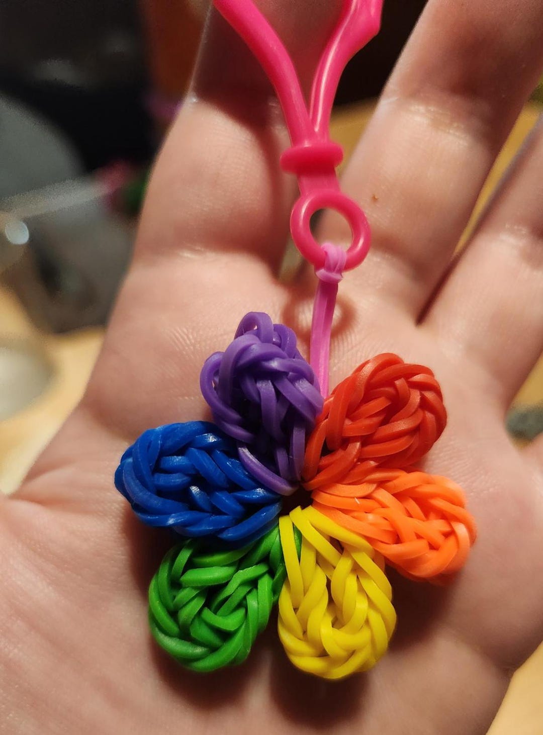 Custom Made Flower Zipper Pull or Keychain - Etsy