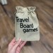Tic Tac Toe | Dots | Hangman | Travel Resusable Board Games - Etsy