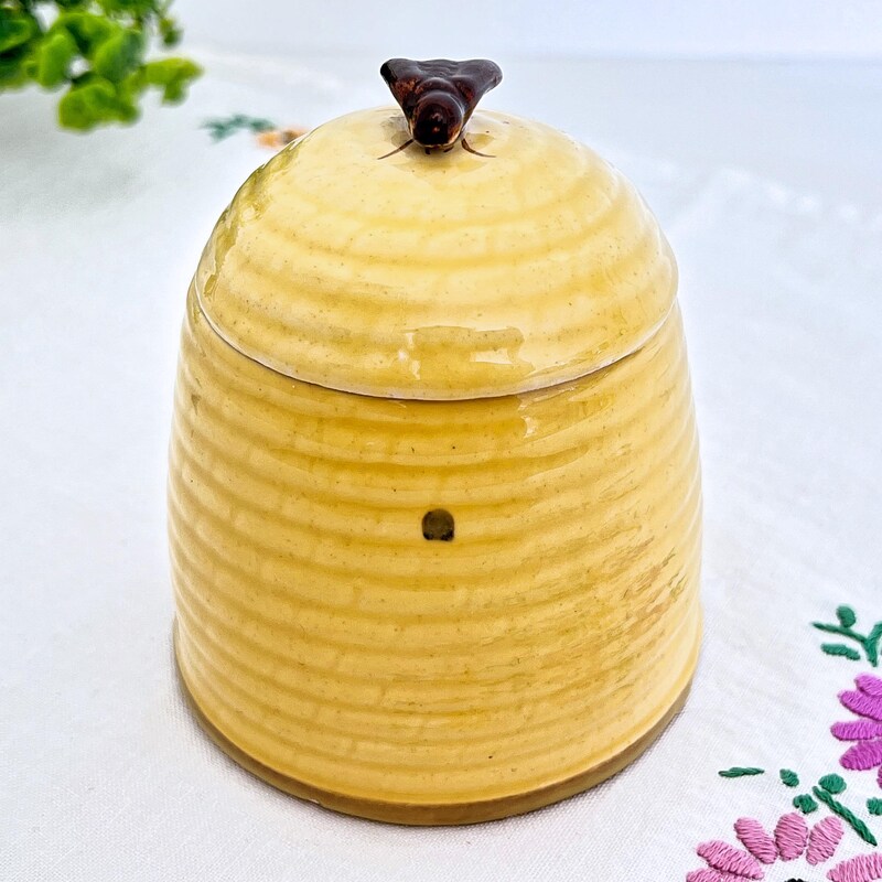 Vintage Honey Pot - Etsy
