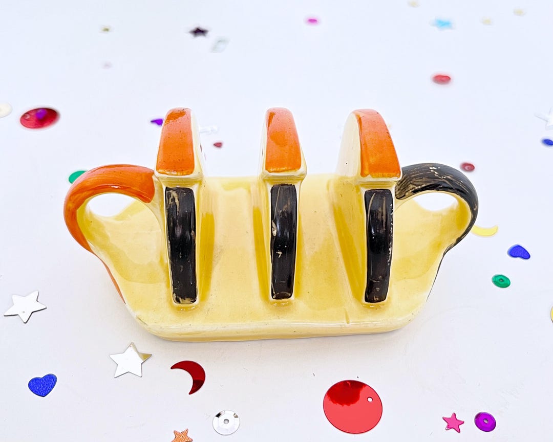 Vintage Carlton Ware Toast Rack From the 1930s, With Curved Design ...