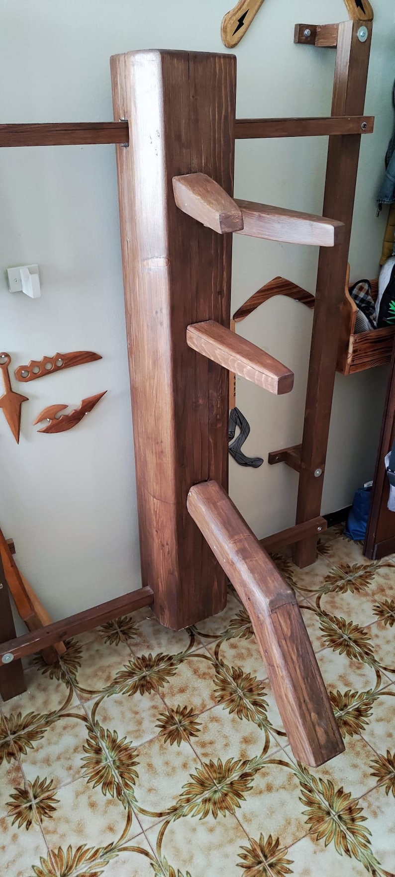 Wooden Dummy Wing Chun With Structure - Etsy