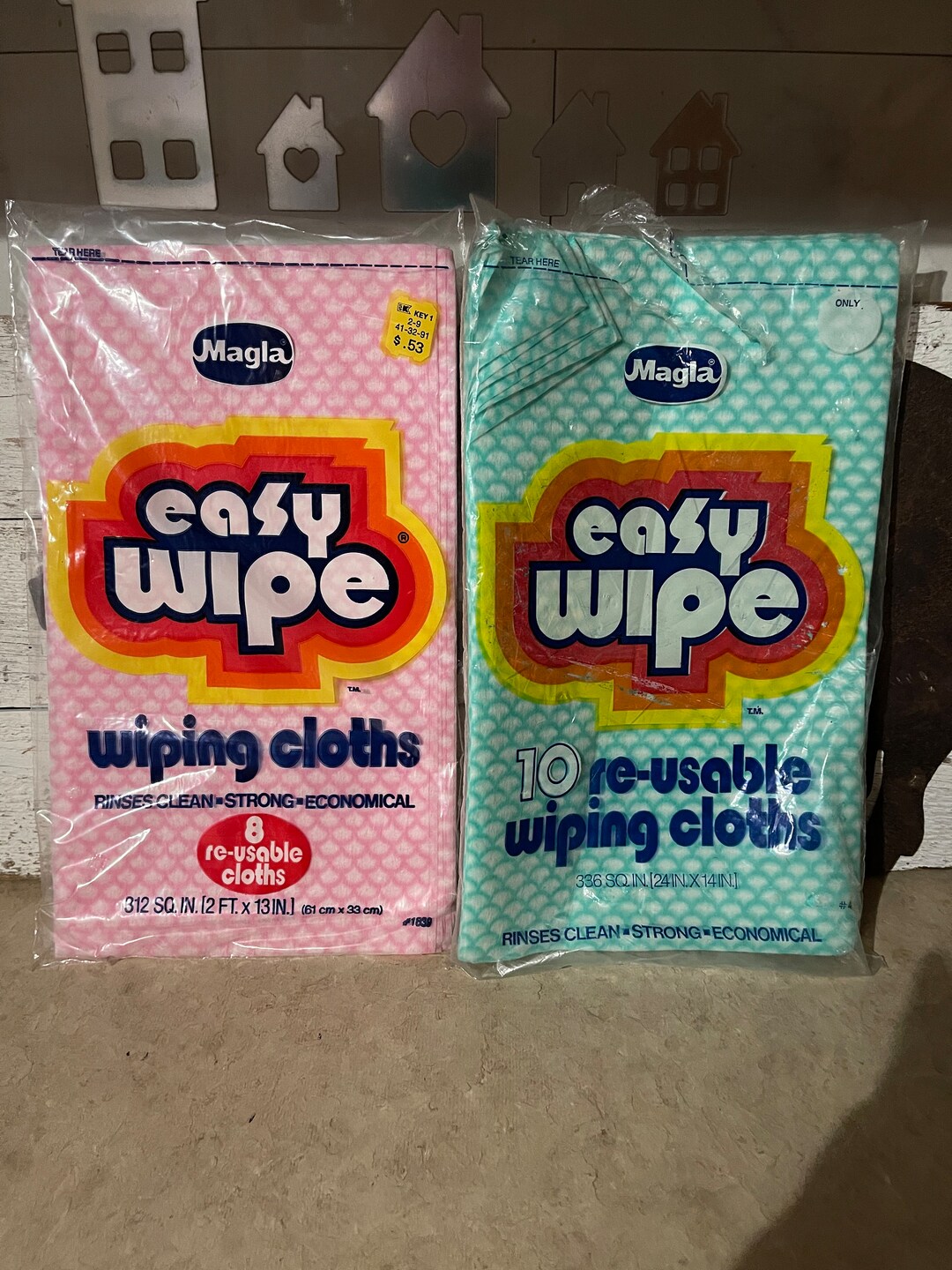 Vintage MAGLA Easy Wipes TOWELS Wiping Cloths New Old Stock - Etsy