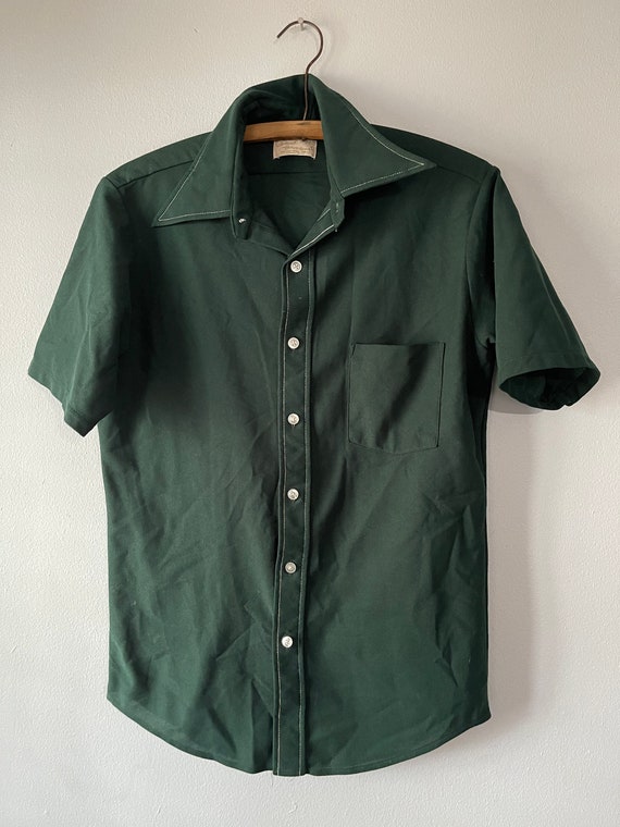 vintage 1960s hunter green - Gem