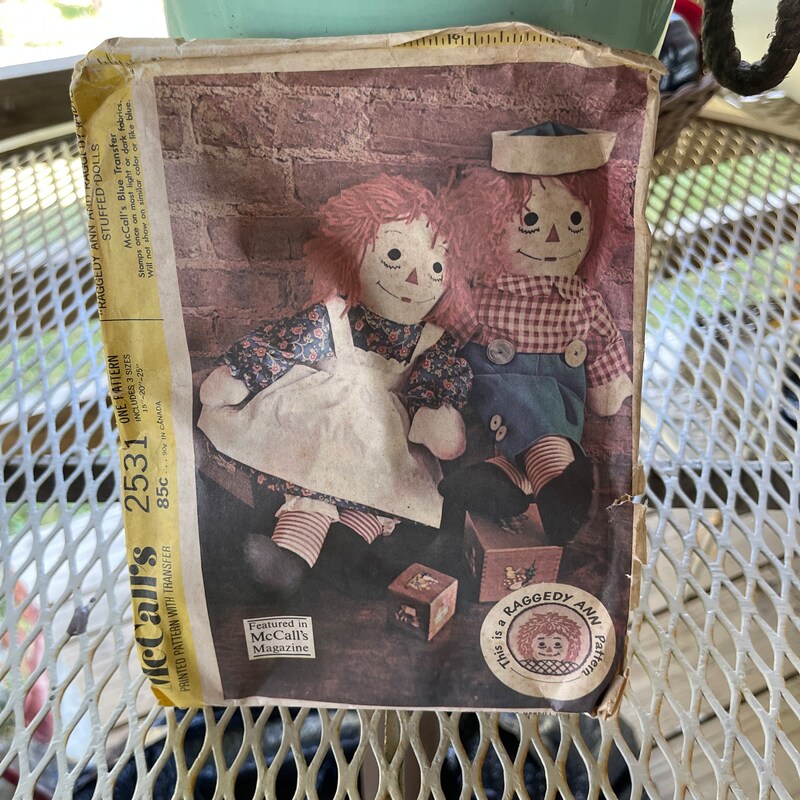 Rag Doll Sewing Pattern - Etsy