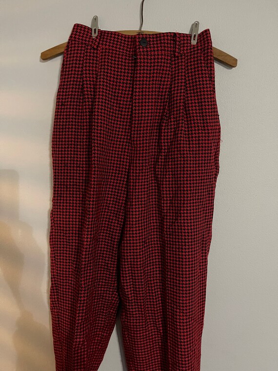 Vintage 80s check pleated - Gem