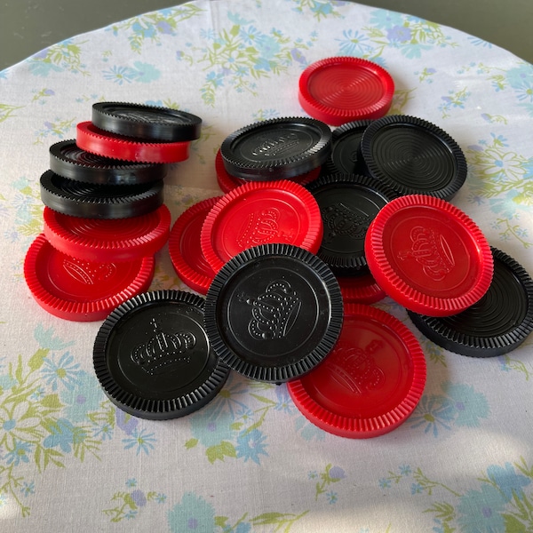 Checker Pieces - Etsy