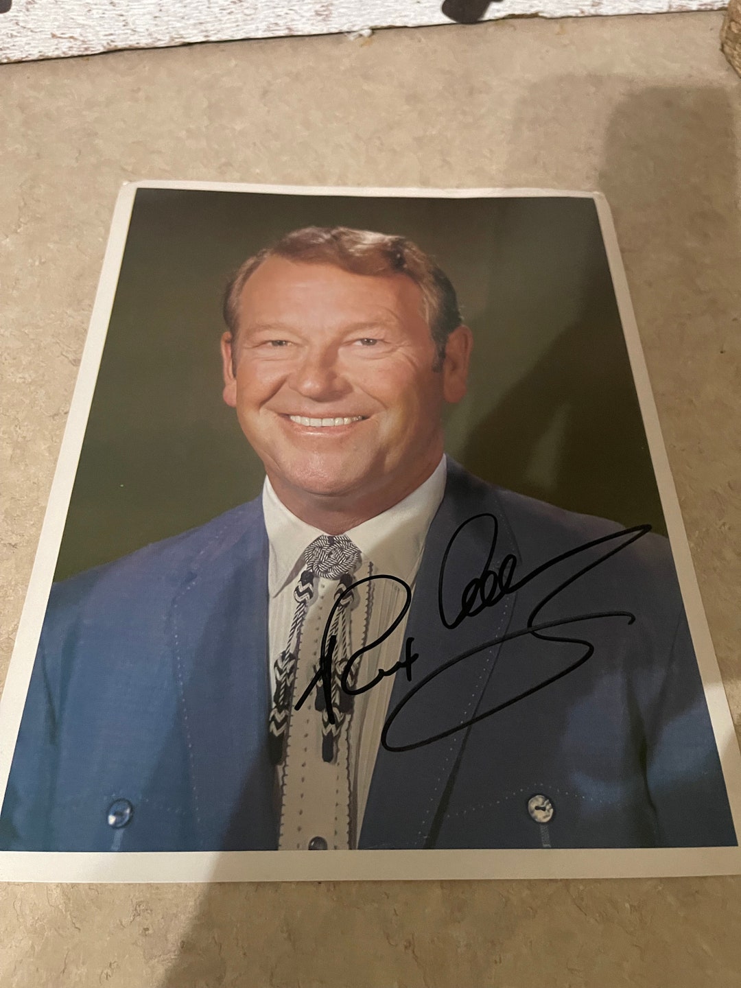 Autographed REX ALLEN Autographed PHOTO - Etsy