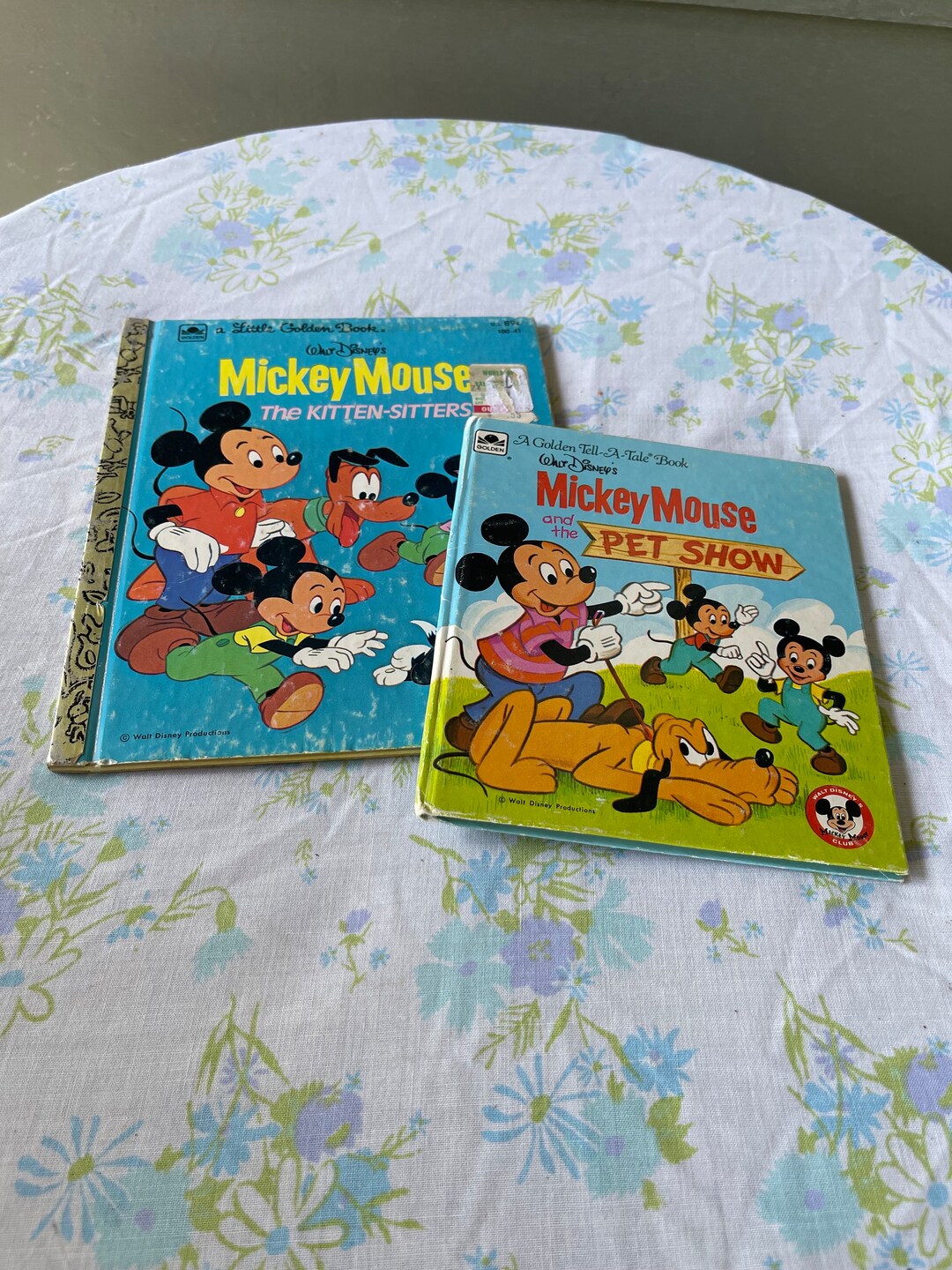 Vintage CHILDREN Lot of 2 MICKEY MOUSE Books - Etsy