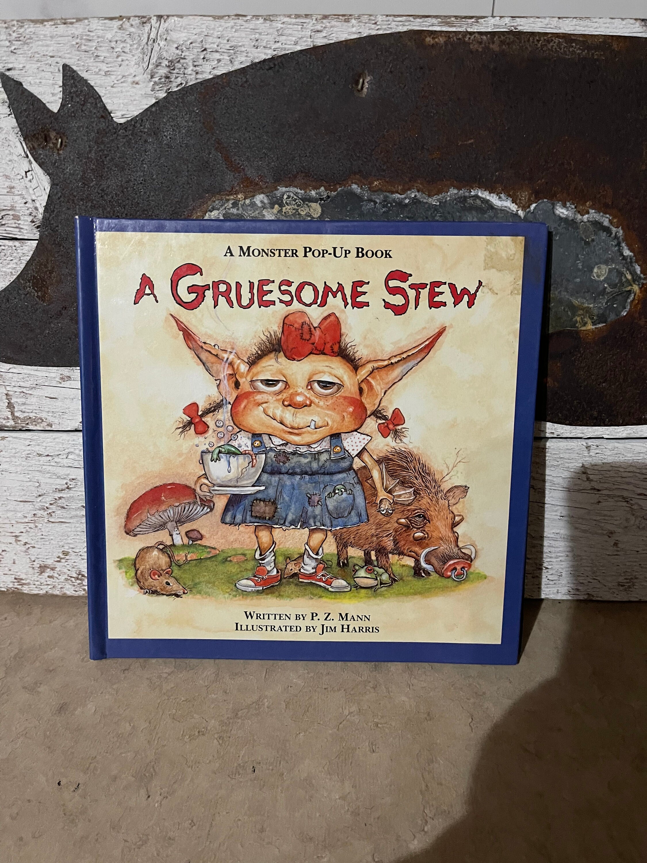 Vintage CHILDREN 90s Book A Monster Pop up Gruesome Stew - Etsy