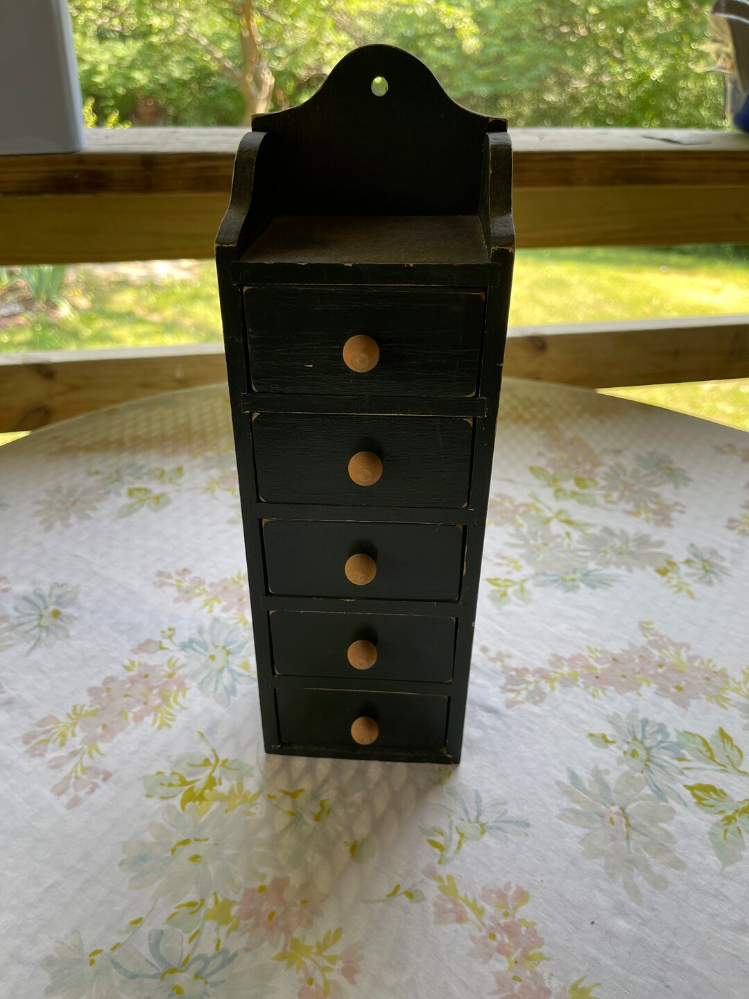 Vintage PRIMITIVE Green Wooden SPICE RACK Primitive Kitchen - Etsy