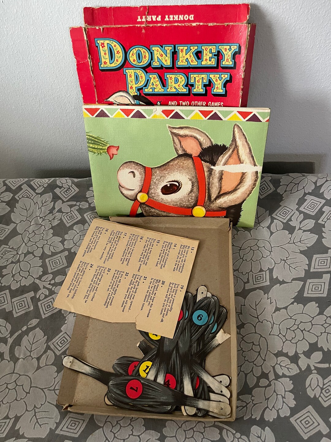 Vintage 50s DONKEY PARTY Game - Etsy