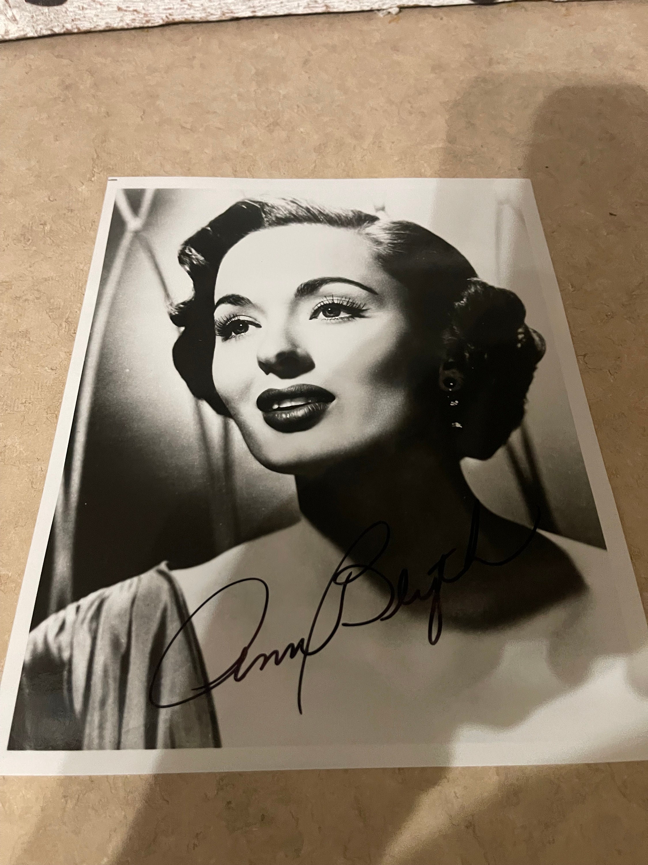 Vintage Autographed PHOTO of Actress ANN BLYTH - Etsy