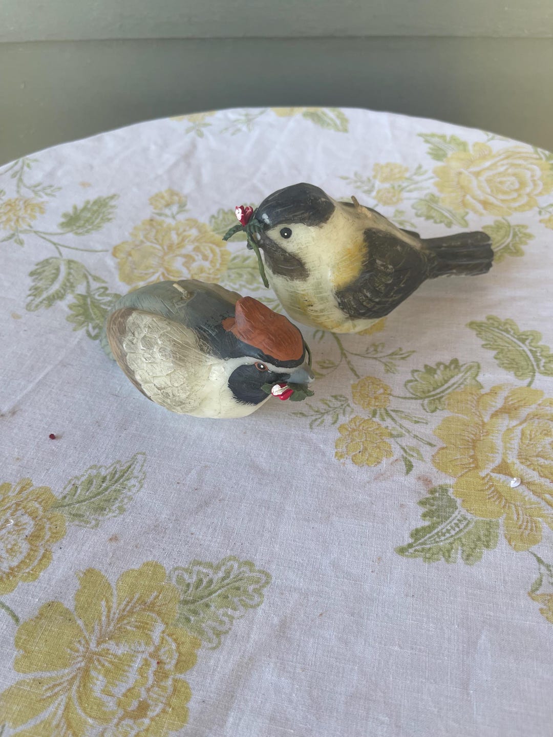 Vintage CHRISTMAS Lot of 2 CHRISTMAS BIRD Candles Christmas Decorations ...