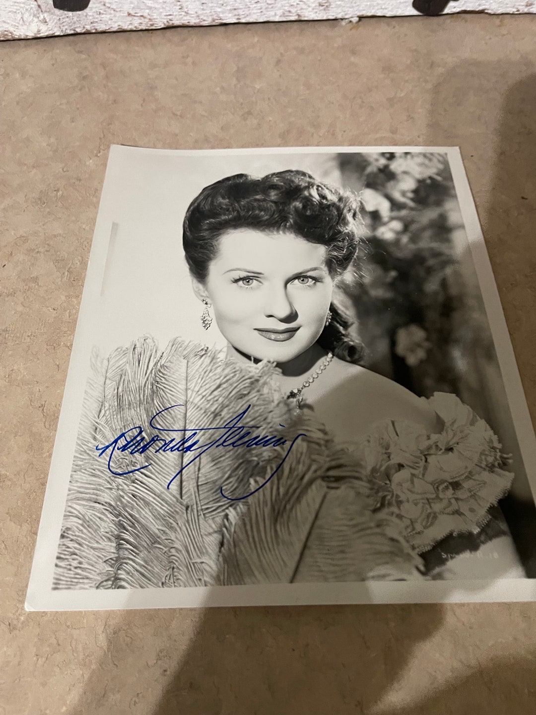 Vintage Autographed PHOTO of Actress RHONDA FLEMING - Etsy