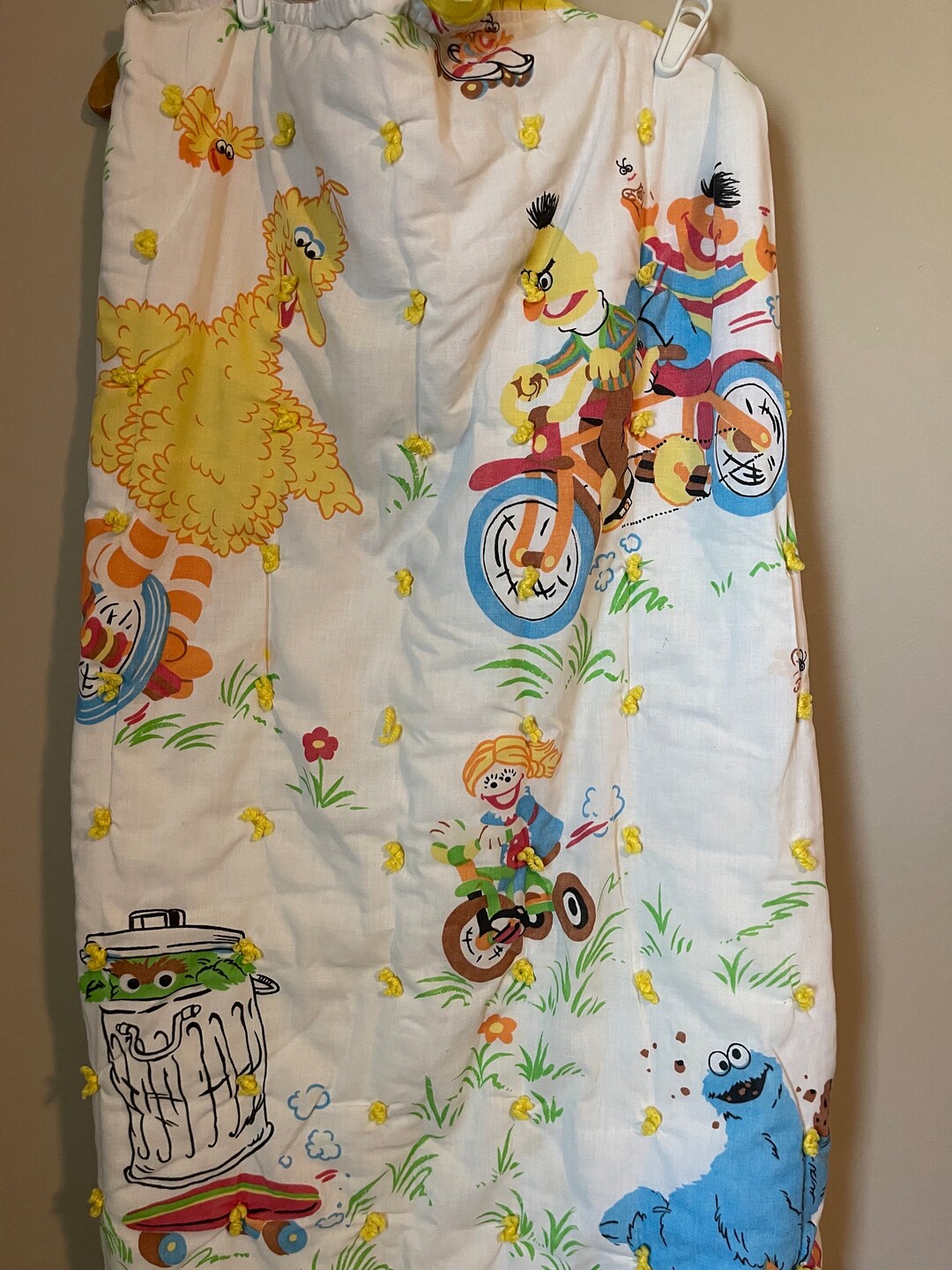 Vintage SESAME STREET Baby Zip up CRIB Bedding - Etsy