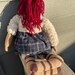 Vintage PRIMITIVE Raggedy RAG DOLL - Etsy