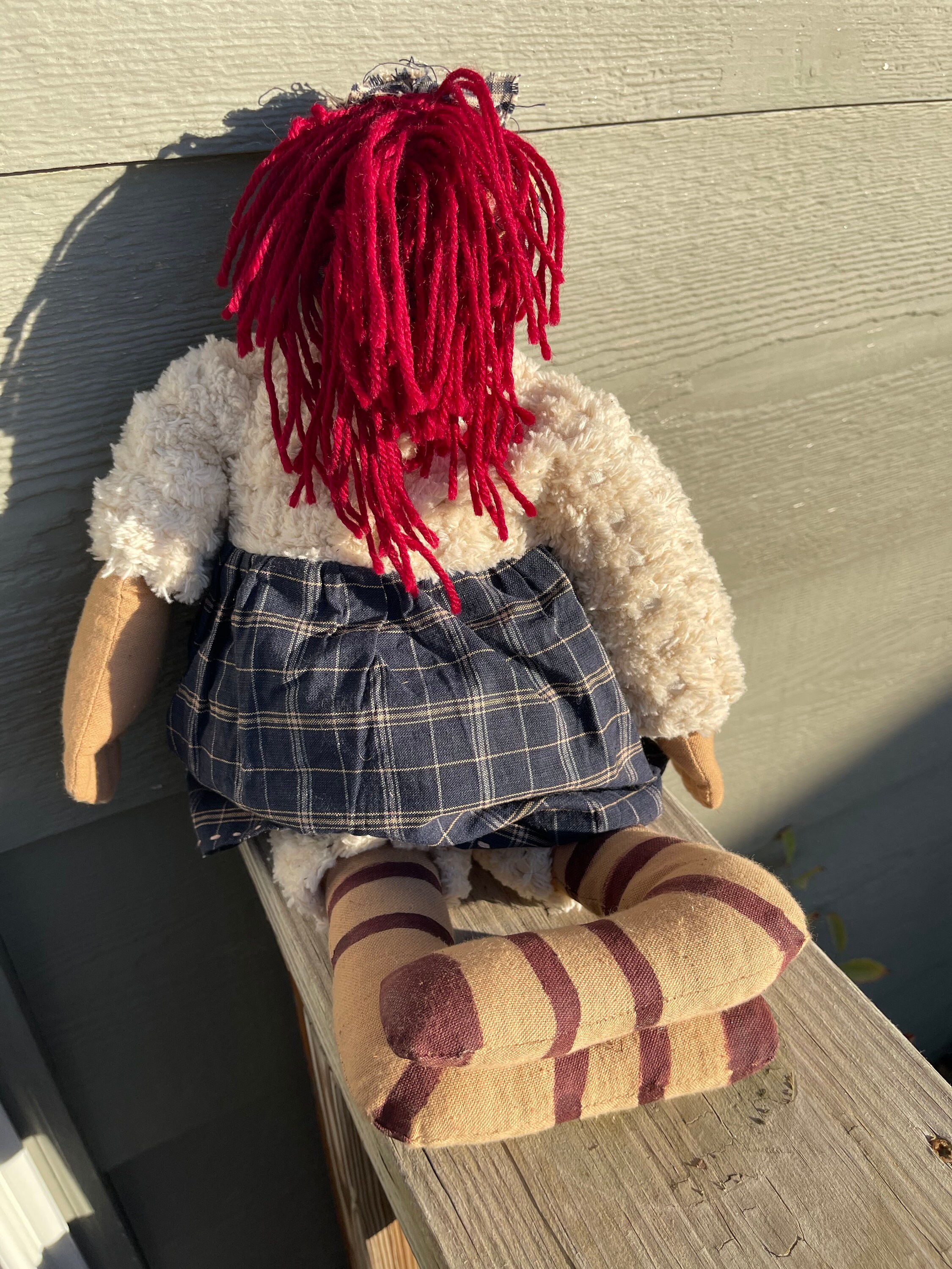 Vintage PRIMITIVE Raggedy RAG DOLL - Etsy
