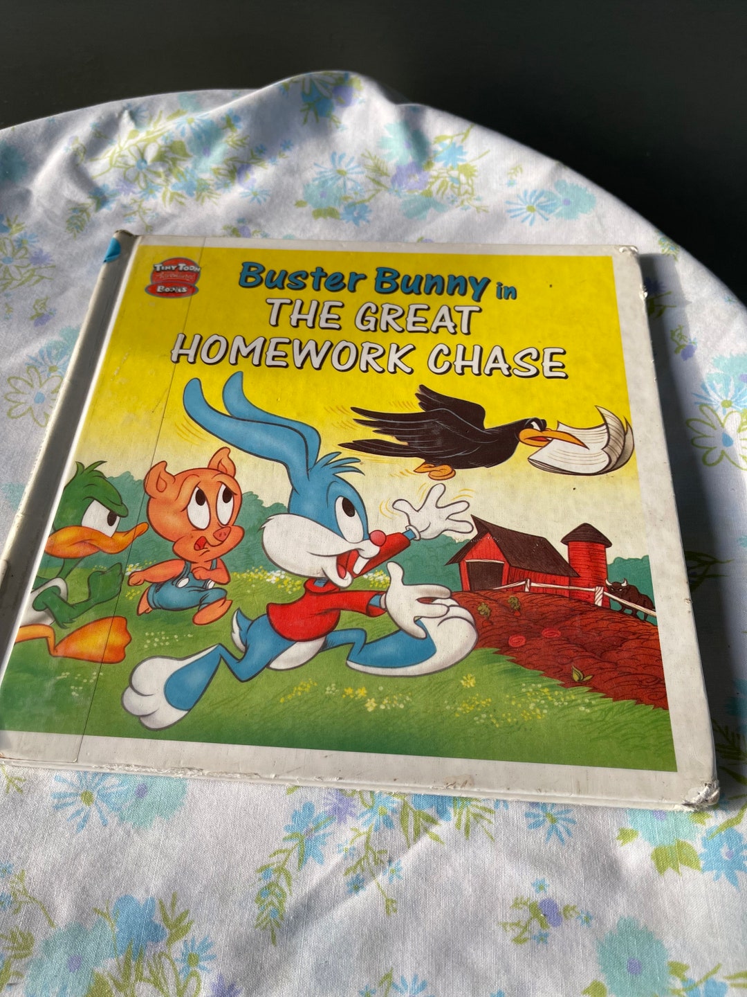 Vintage KIDS Book Buster BUNNY Great HOMEWORK Chase - Etsy