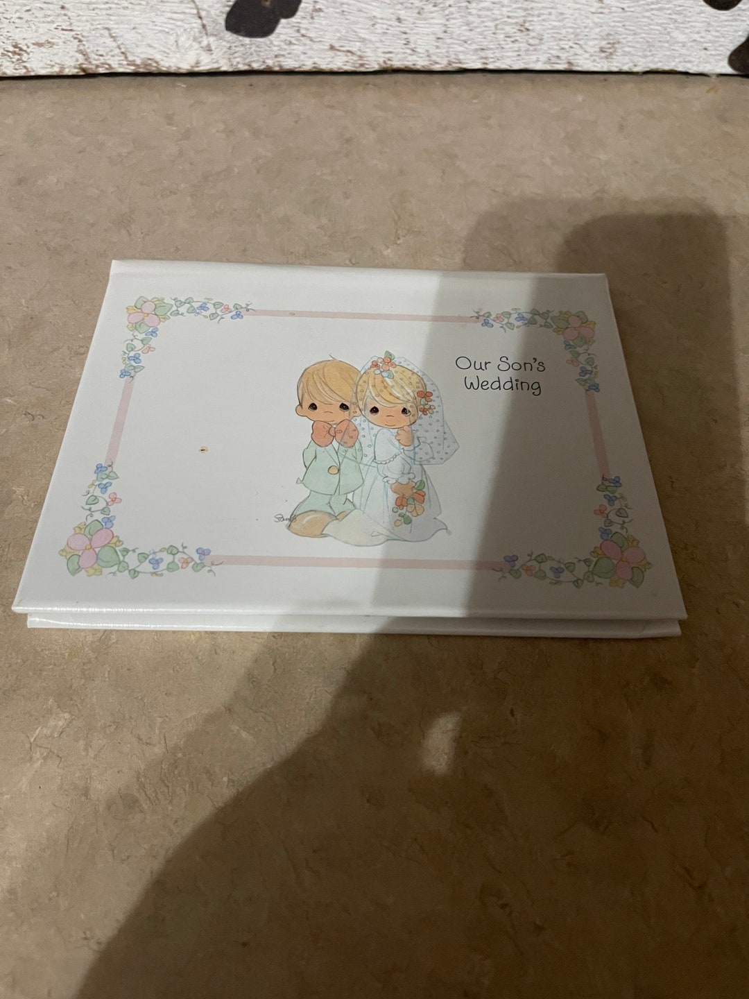 Vintage PRECIOUS MOMENTS Wedding Photo Album for Sons Wedding - Etsy