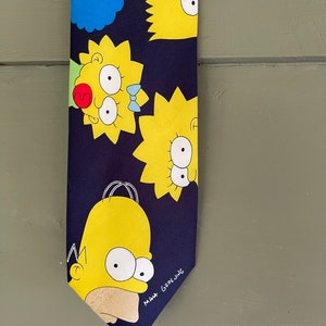 MENS Vintage BART SIMPSON Neck Tie - Etsy