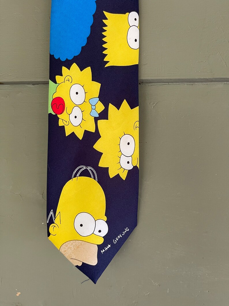 MENS Vintage BART SIMPSON Neck Tie - Etsy