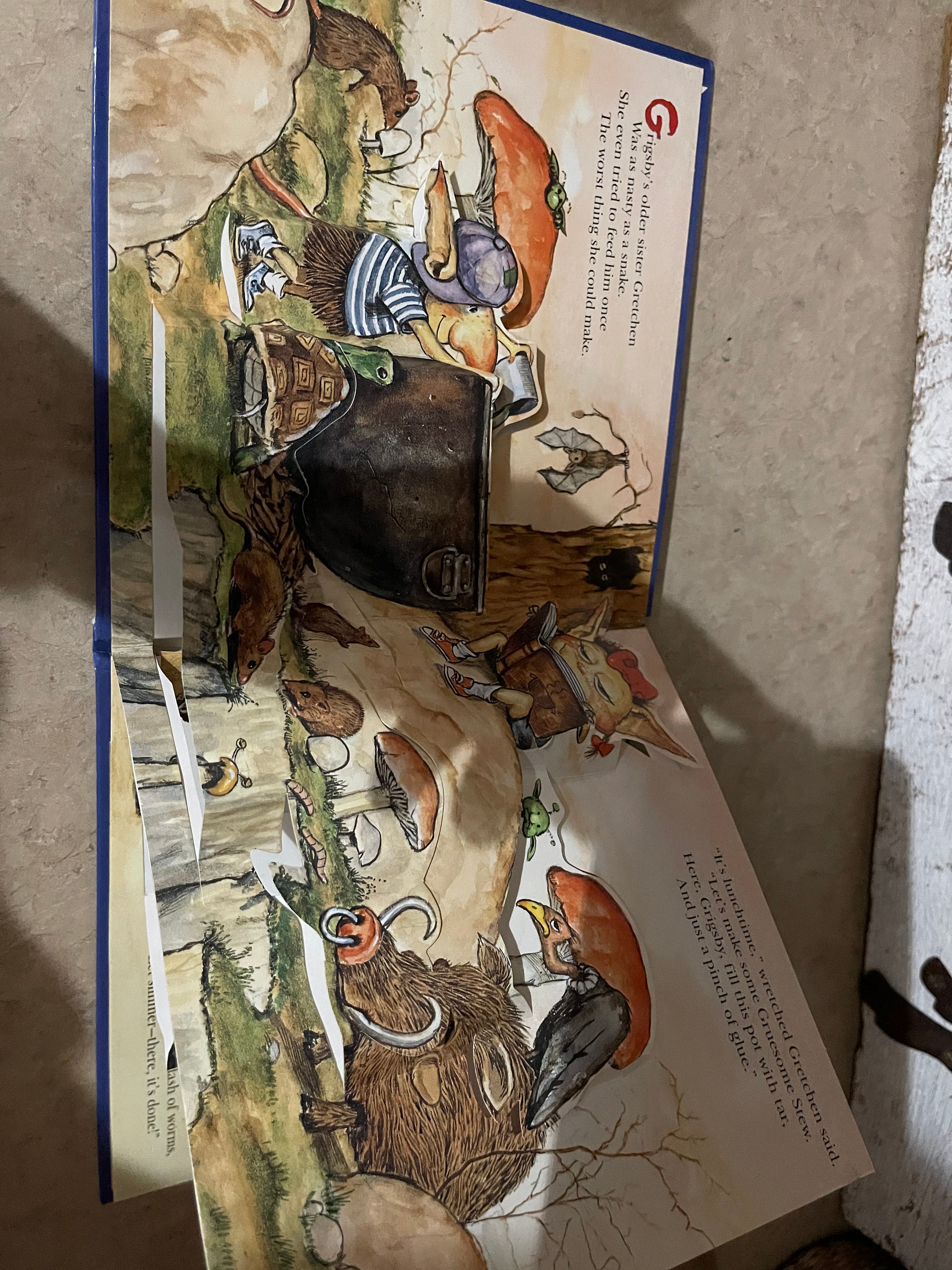 Vintage CHILDREN 90s Book A Monster Pop up Gruesome Stew - Etsy