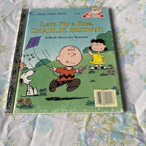 Vintage CHILDREN’S Book Let’s Fly a Kite CHARLIE Brown - Etsy
