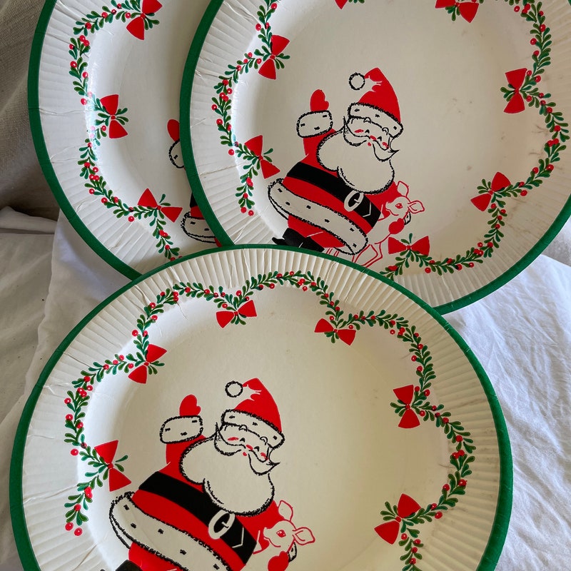 Vintage Paper Plate - Etsy