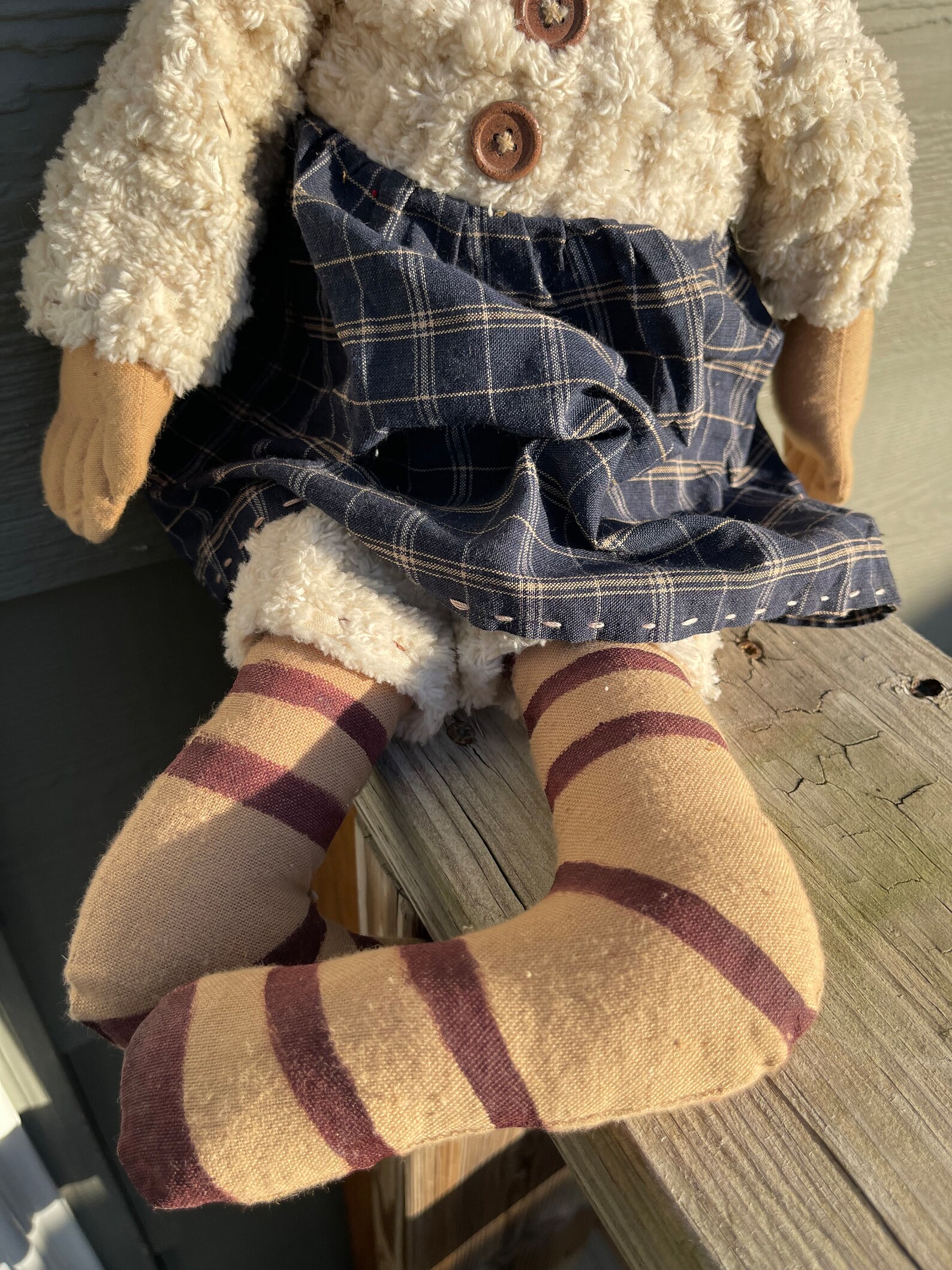 Vintage PRIMITIVE Raggedy RAG DOLL - Etsy