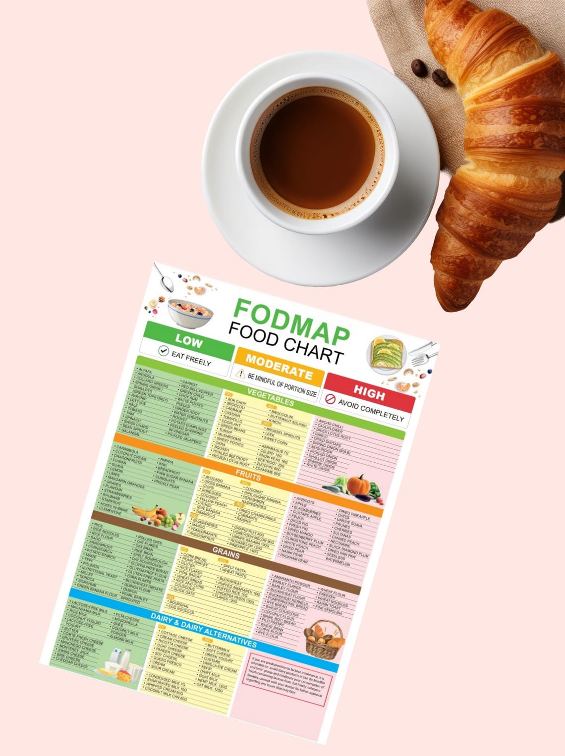Fodmap Food List, Low Fodmap Diet Chart, Gluten Free Diet, Meal Prep ...