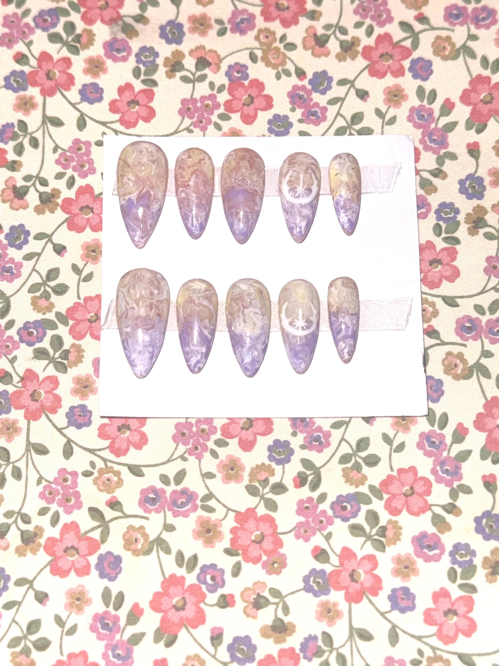 Padme Amidala Inspired Nails - Etsy